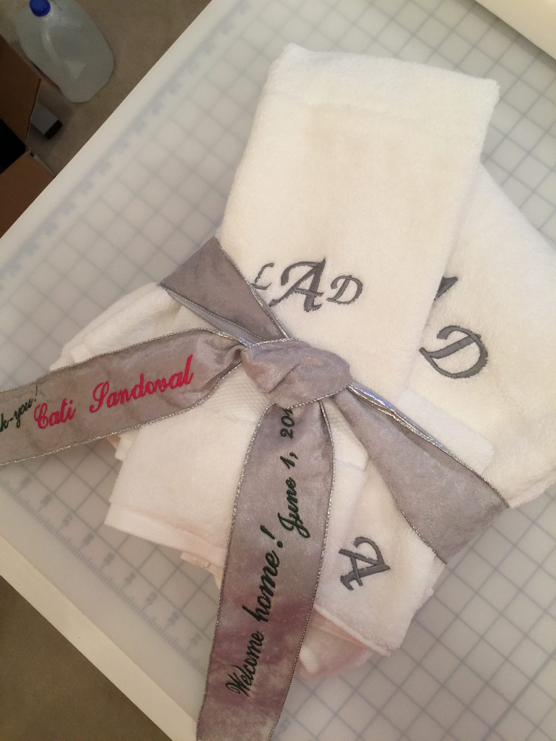 Personalized gift ribbon | Enzyn Designs